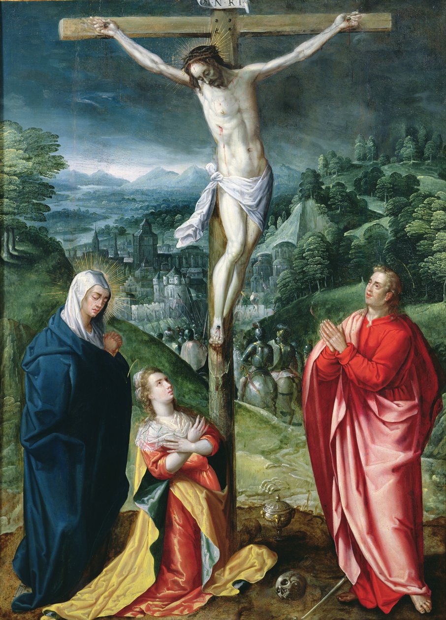 The Crucifixion by Flemish School: Buy fine art print